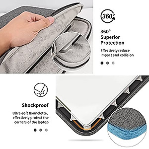 YXLILI Laptop Sleeve 14 inch Computer Case for Laptop Protective case with Handle Soft Lining Padded for 13-13.3 inch MacBook Pro Air Acer ASUS HP Lenovo Dell Chromebook