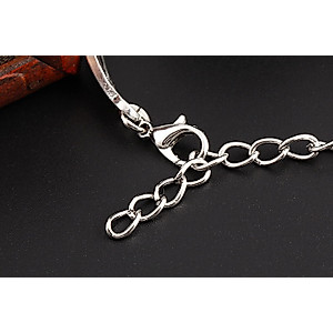 ZIVEMOT Western National Style Vintage Turquoise Bracelet Silver Turquoise Bangle Western Jewelry for Women