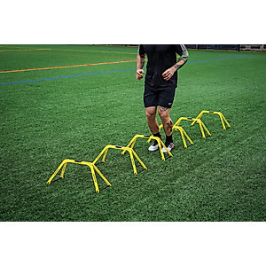 Kwik Goal Hex Rings, Yellow, Set of 6