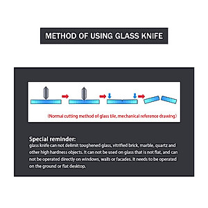 Glass Cutter Tool Set, 2mm-20mm Pencil Style Oil Feed Carbide Tip with Extra Replacement Head and Oil Dropper for Mosaic/Tiles/Mirror/Stained Glass Cutting