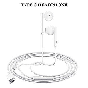 APETOO USB C Headphones for iPad 10 Pro Samsung S20 FE S22 Ultra S21 FE S20 Ultra,USB Type C Earphones Wired Earbuds with Mic Stereo Bass for Pixel 7 6 Pro 6a 5 4 3XL Galaxy Z Flip4 Fold4 OnePlus 10T