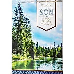 Greeting Card For Our Son Happy Birthday From Parents - At Least One Special Moment When You Look Around and Know In Your Heart How Much You Matter To Your Family