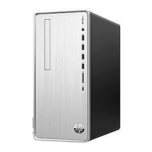 HP Pavilion Desktop PC, AMD Ryzen 5 5600G, 12 GB RAM, 512 GB SSD, Windows 11 Home, Wi-Fi 5 & Bluetooth Connectivity, 9 USB Ports, Wired Keyboard and Mouse Combo, Pre-Built PC Tower (TP01-2040, 2022)