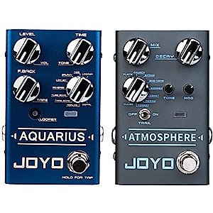 JOYO R-07 Delay and R-14 Reverb for Electric Guitar Effects Most Frequently Combination Budget Pedals in Bundle