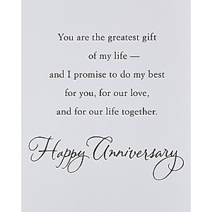 American Greetings Romantic Anniversary Card (Greatest Gift)