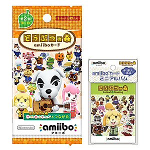 Nintendo 3DS Animal Crossing amiibo card 2nd (5 pack + amiibo card mini album (20 Holds Allowed) set)
