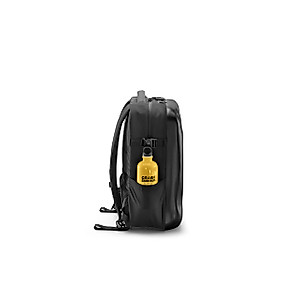 CRASH BAGGAGE Iconic Backpack | Black | 29L | Features a Rigid & Protective Dented Shell to Protect Your Items
