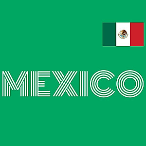 UGP Campus Apparel Mexico Soccer Jersey - Mexican International Futbol Team T Shirt - 2X-Large - Green