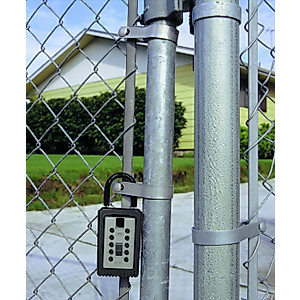 Kidde AccessPoint 001166 KeySafe 3-Key Portable Push Button Key Safe Box, Titanium Gray