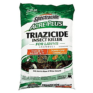 Spectracide Triazicide Acre Plus Insect Killer Granules For Lawns, Protects Lawns, Vegetables, Fruit & Nut Trees, Roses, Flowers, Trees & Shrubs, 32 fl Ounce