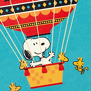 Hallmark Peanuts Thank You Cards, Snoopy in Hot Air Balloon (20 Cards with Envelopes)