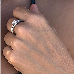 Diamond Promise Ring 1/4 cttw Sterling Silver I-J Color I2-I3 Clarity - Ring Size 6