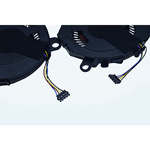 GPU + CPU Cooling Fan for HP Spectre 13-AE 13T-AE 13T-AE000 TPN-Q199 Series 13-AE010CA 13-AE011DX 13-AE012DX 13-AE013DX 13-AE014DX 13-AE015CA 13-AE015DX 13-AE020CA 13-AE030CA 13-AE040CA Dual Fan