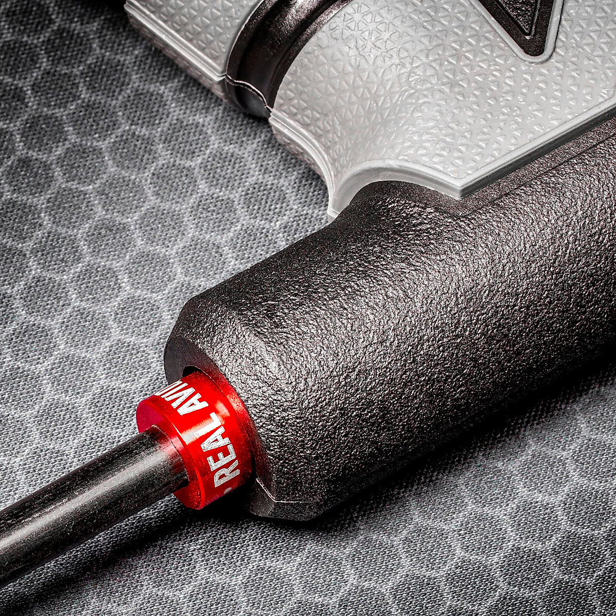 Real Avid unisex adult 36" Long, Rifle .22cal Cleaning Rod, Grey/Black, One Piece Rod for Gun Cleaning Supplies US