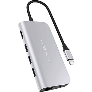 HYPER Drive Power 9-in-1 — USB-C Hub for iPad Pro, MacBook Pro/Air, 10258346