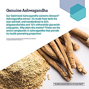 Life Extension Optimized Ashwagandha – Withania Somnifera Extract 125mg - For Stress Relief, Focus, Energy Management, Healthy Brain & Memory - Gluten-free – Non-GMO – 60 Veg Caps