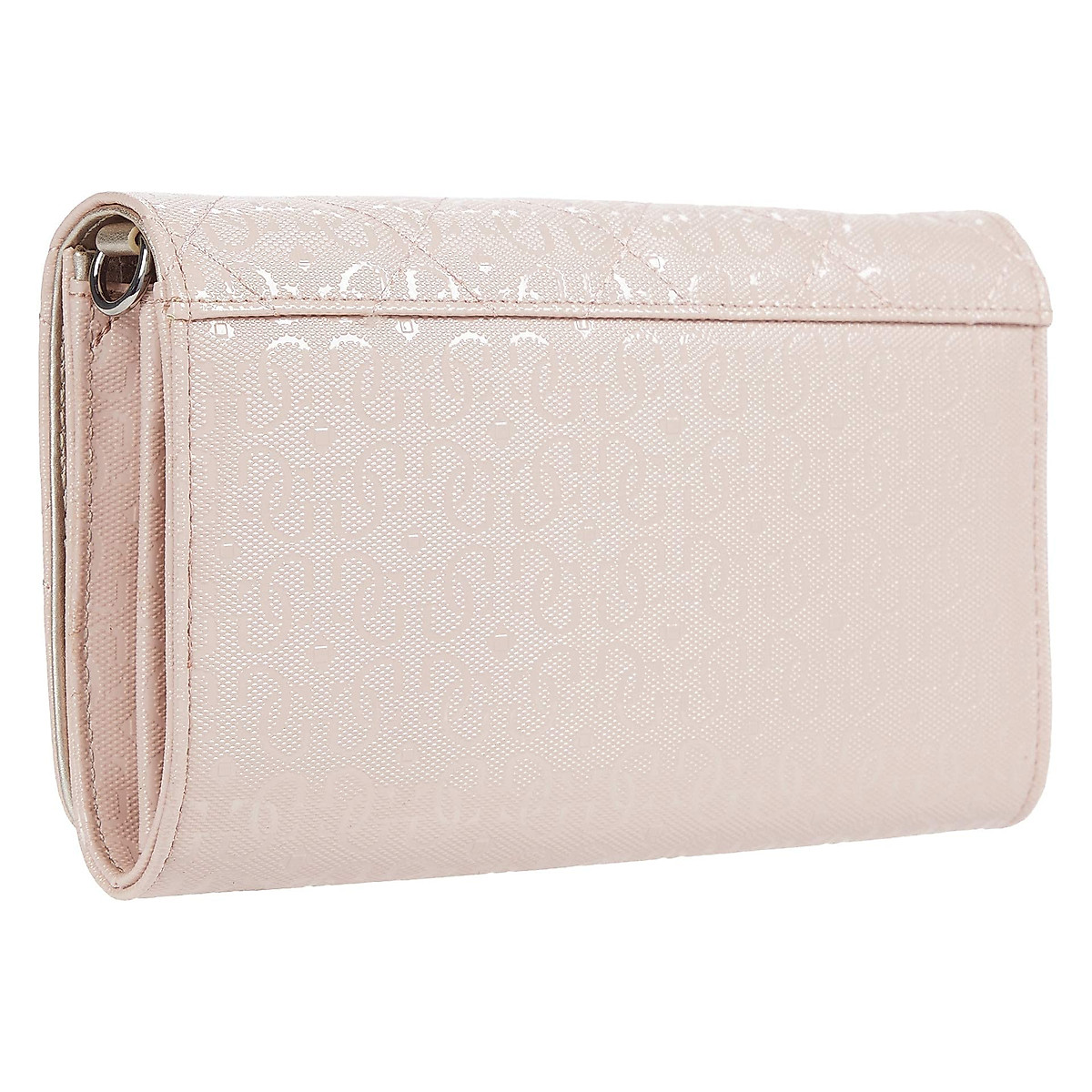 GUESS Ariella Wallet On a String Crossbody Blush One Size