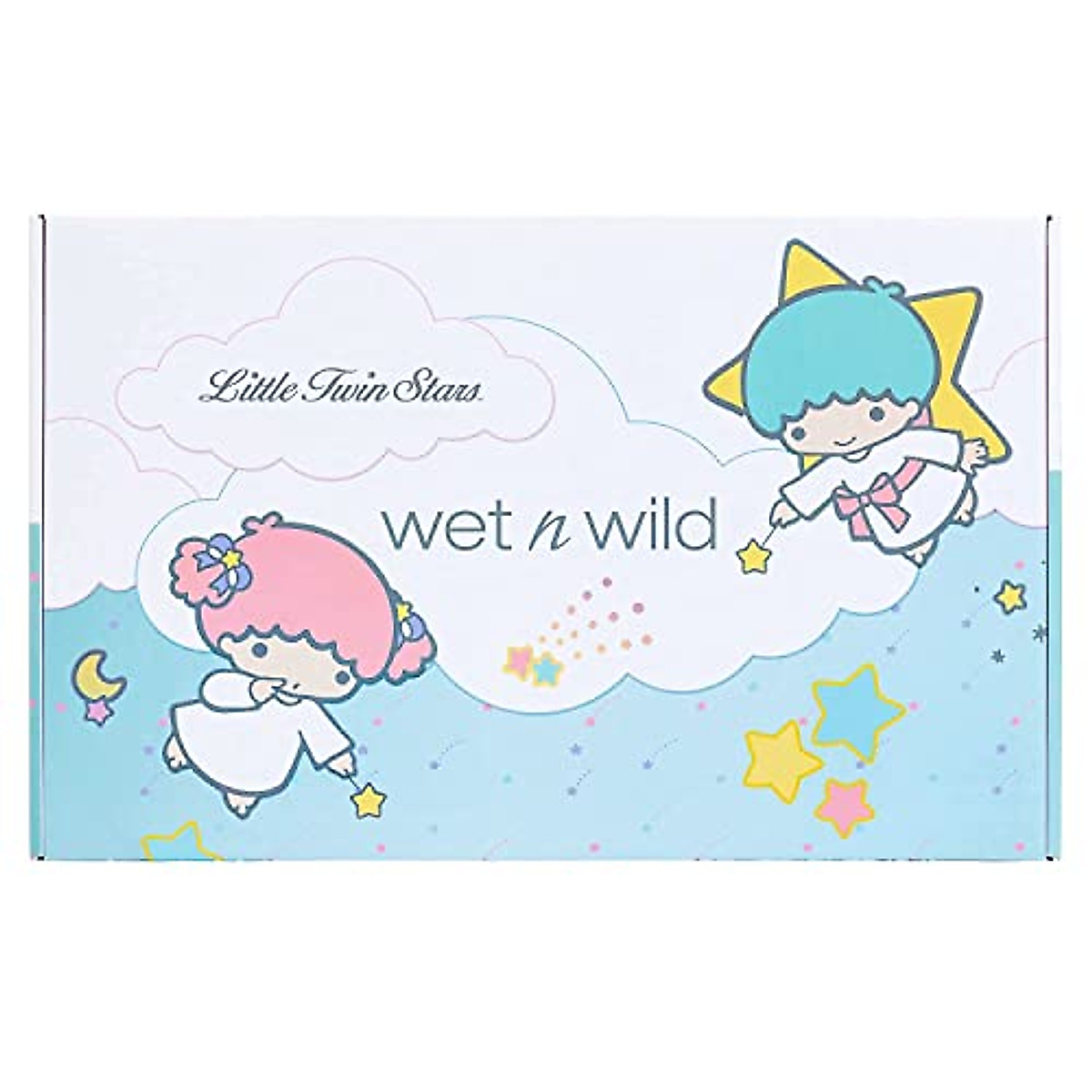 wet n wild Little Twin Stars Full Makeup Set | Gift Set | Primer | Setting Spray | Makeup Brushes | Highlighters | Makeup Sponges | 15-Pan Pigment Palette | Lip Scrub | Lip Gloss, Full Collection
