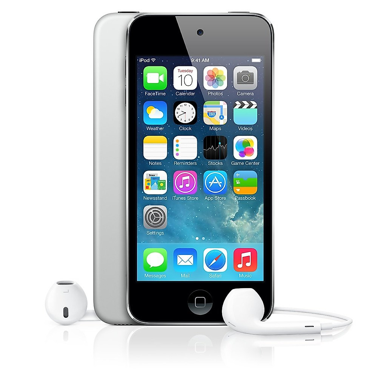 Apple iPod Touch 16GB Black/Silver(5th Generation) (Renewed)