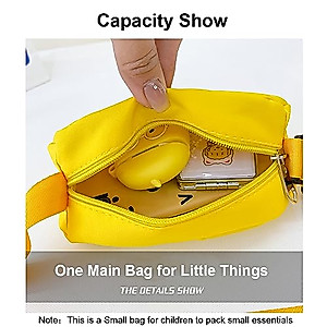 Hiflyer Kids Crossbody Bag Kids Shoulder Bags, Small Nylon Sling Bag for Kids Travel Bag for Kids, Boys Game bags (Black)