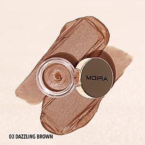 Moira Everlust Shimmer Cream Shadow (003, Dazzling Brown), 0.18 Fl Oz (Pack of 1)