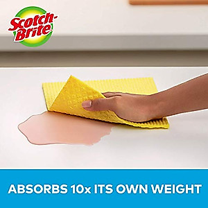 Scotch-Brite Sponge Cloth, Swedish Dish Cloths, Alternative to Reusable Paper Towels, 24 Sponge Cloths