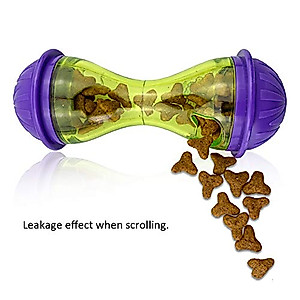 Cat Interactive Treat Dispenser Toy - Pet Slow Feeder Toy, Cat Food Dispensing Improve Intelligence IQ Puzzle Toy (4.33x1.77inch)