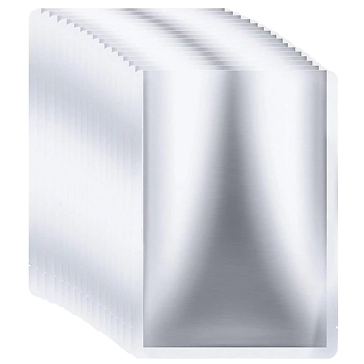 100 Pieces 2 Quart Mylar Bags 8 x 12 Inch, 5 Mil Mylar Bags for Food Storage Coffee Tea Beans Dry Food, Thick Sealable Mylar Bag 2 Quart