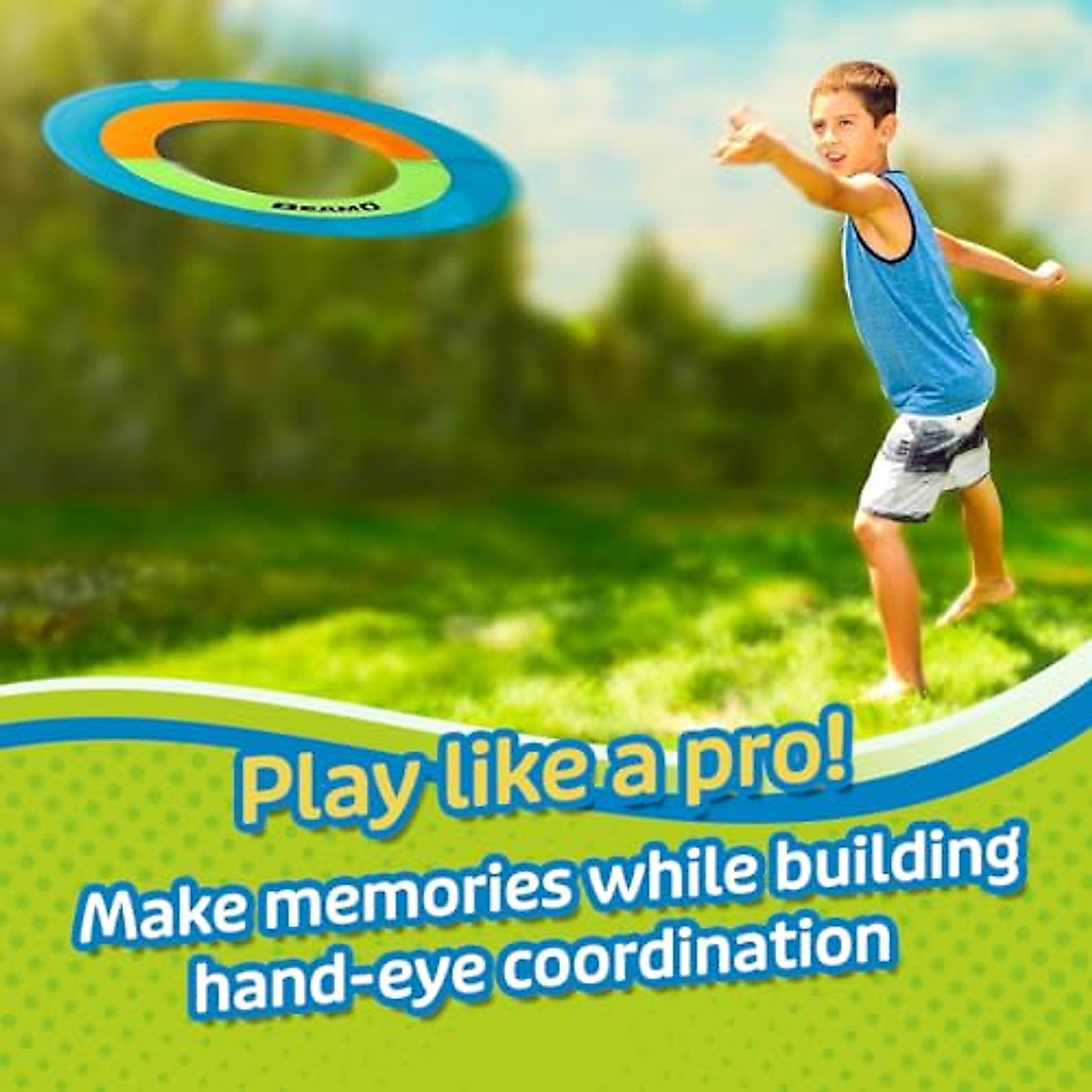 Toysmith: 16" Beamo, Easy to Throw and Catch, Outdoor Play, For Ages 5 and up