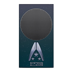 Head Case Designs Officially Licensed EA Bioware Mass Effect Systems Alliance Logo Graphics Vinyl Sticker Gaming Skin Decal Cover Compatible With Xbox Series S Console and Controller Bundle