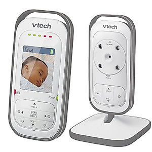 VTech VM511 Blue Video Baby Monitor with Automatic Infared Night Vision, Talk-Back Intercom, Digitized Transmission & 1,000 feet of Range