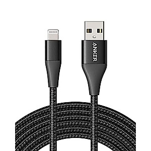 Anker 551 USB-A to Lightning Cable (10ft), MFi Certified iPhone Cable for Flawless Compatibility with iPhone iPhone 13 13 Pro 12 Pro Max 12 11 X XS XR 8 Plus and More(Black)