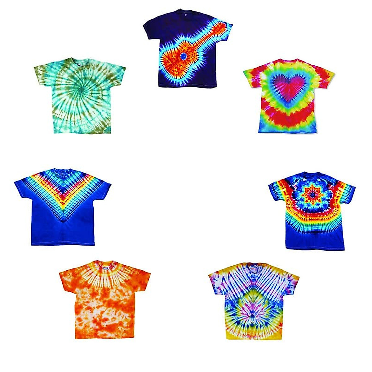 Procion MX Dye Color Set - Includes 13 2/3 Ounce Jars - 2-1lb Soda Ash Dye Fixer - Instruction Sheet - Color Chart