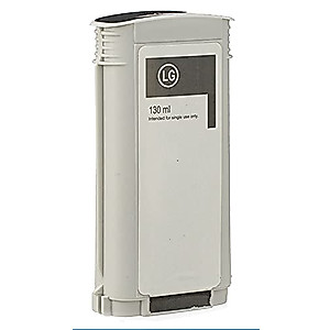 LKB Compatible HP70LG Light Gray Ink Cartridge Replacement with 130ML Use with HP Designjet Z2100 Z5200 Z3200 Z3100 Z5400 ( HP70LG ) –US