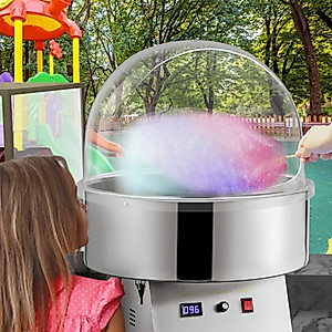 Clear Plastic Bubble Shield for Commercial Cotton Candy Machine - 20.5 Inch Cover