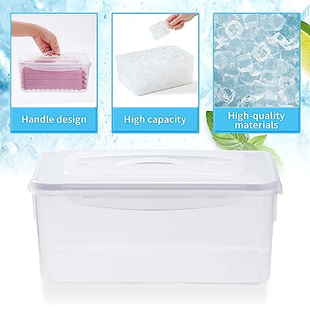 4 Pack Mini Round Ice Cube Tray, Ice Ball Maker Mold for Freezer with Container, Sphere Ice Cube Tray Making 99pcs Circle Ice Chilling Cocktail Whiskey Tea Coffee - Pink