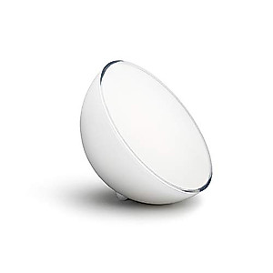 PHILIPS Hue Go White and Color Portable Dimmable LED Smart Light Table Lamp (Requires Hue Hub, Works with Alexa, HomeKit and Google Assistant), White