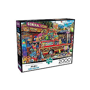 Buffalo Games - Aimee Stewart - Family Vacation - 2000 Piece Jigsaw Puzzle for 168 months to 1200 months