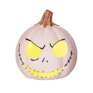 Disney The Nightmare Before Christmas Jack Skellington, 6" Light up Pumpkin