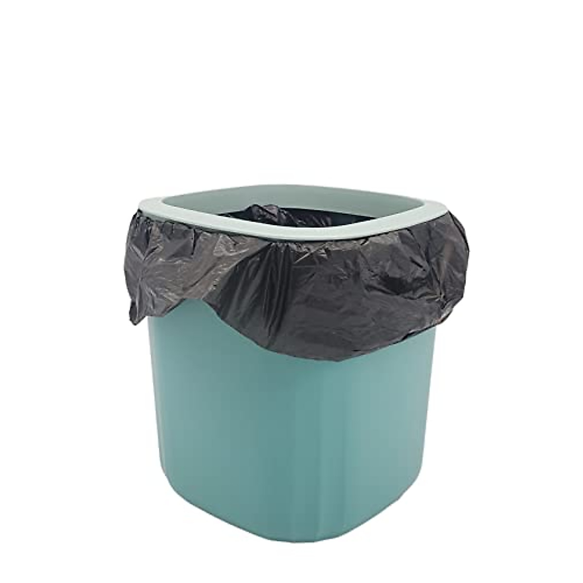 JASINCESS 0.5 Gallon Small Trash Can Mini Desktop Trash Can Plastic Trash Can 0.5 Gal Square Trash Can for Desktop, Kitchen, Bedroom, RV, Home Office, Kids Room - 2 Pack