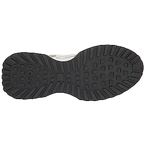 BOSS Side Logo Suede and Nylon Sporty Inspired Sneaker