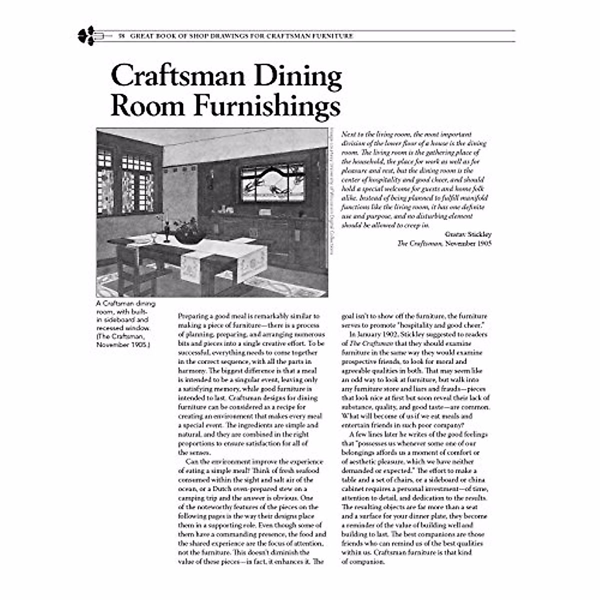 Great Book of Shop Drawings for Craftsman Furniture, Revised & Expanded Second Edition: Authentic and Fully Detailed Plans for 61 Classic Pieces (Fox Chapel Publishing) Complete Full-Perspective Views