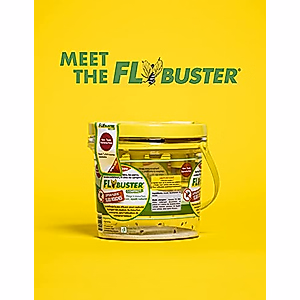 Flybuster Fly Trap - Outdoor Living, Non-Toxic Fly and Pest Control Trap, 1-Liter, Compact
