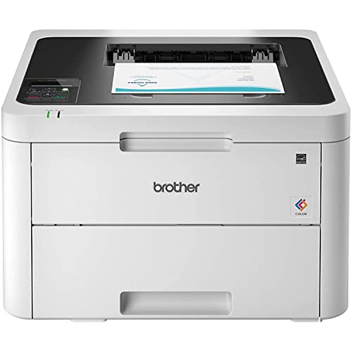Brother Premium L-3230CDW Compact Digital Color Laser Printer I Wireless I Mobile Printing I Ethernet & USB Connectivity I Auto 2-Sided Printing I Up to 25 ppm I 250 Sheets Input + Printer Cable