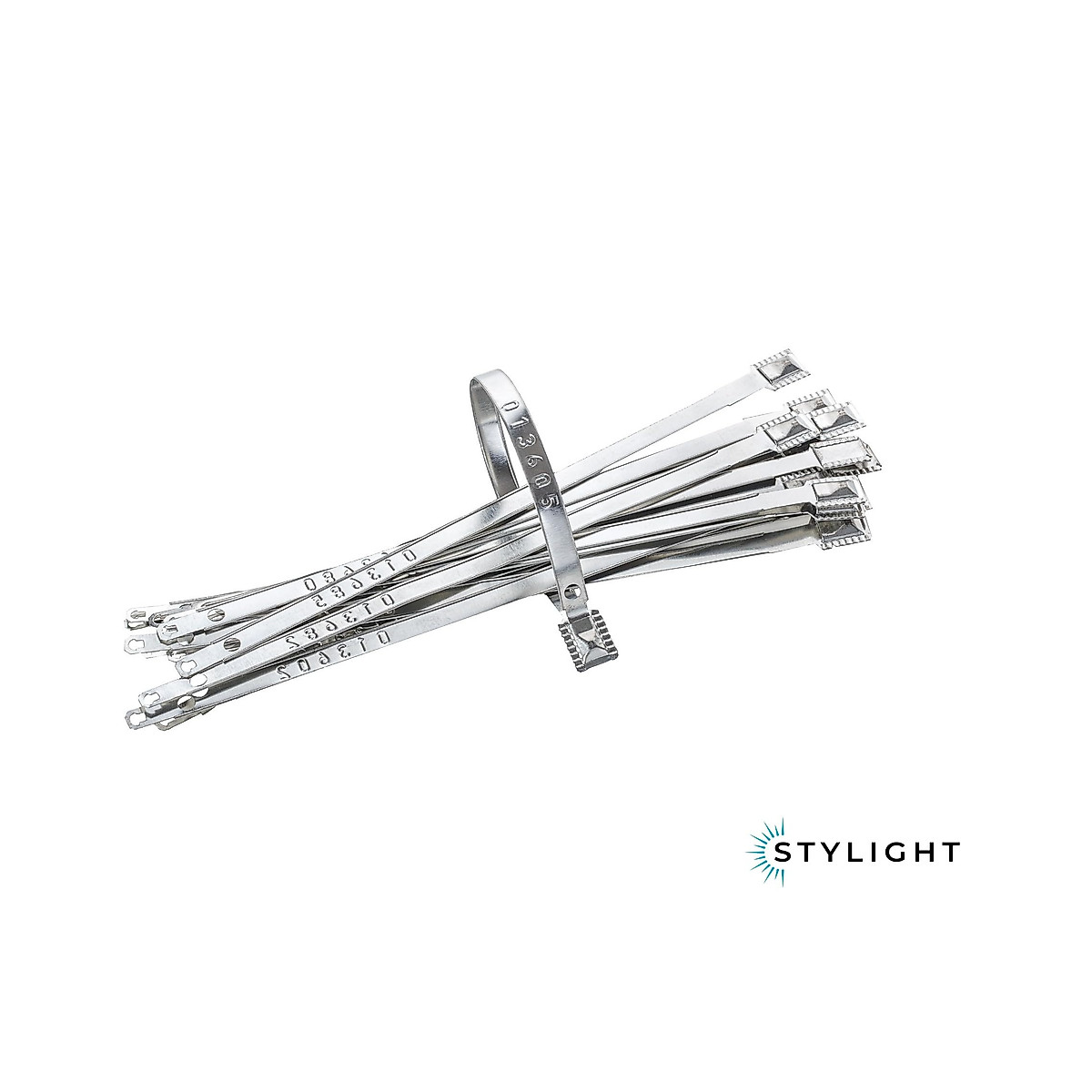 STYLIGHT 500 Metal Truck Seals, Shipping Seals, Metal Trailer Seals, Metal Container Seals, Security Seals Tamper Evident Seal, Steel Seals Numbered Sequentially Seals (500 Pack)