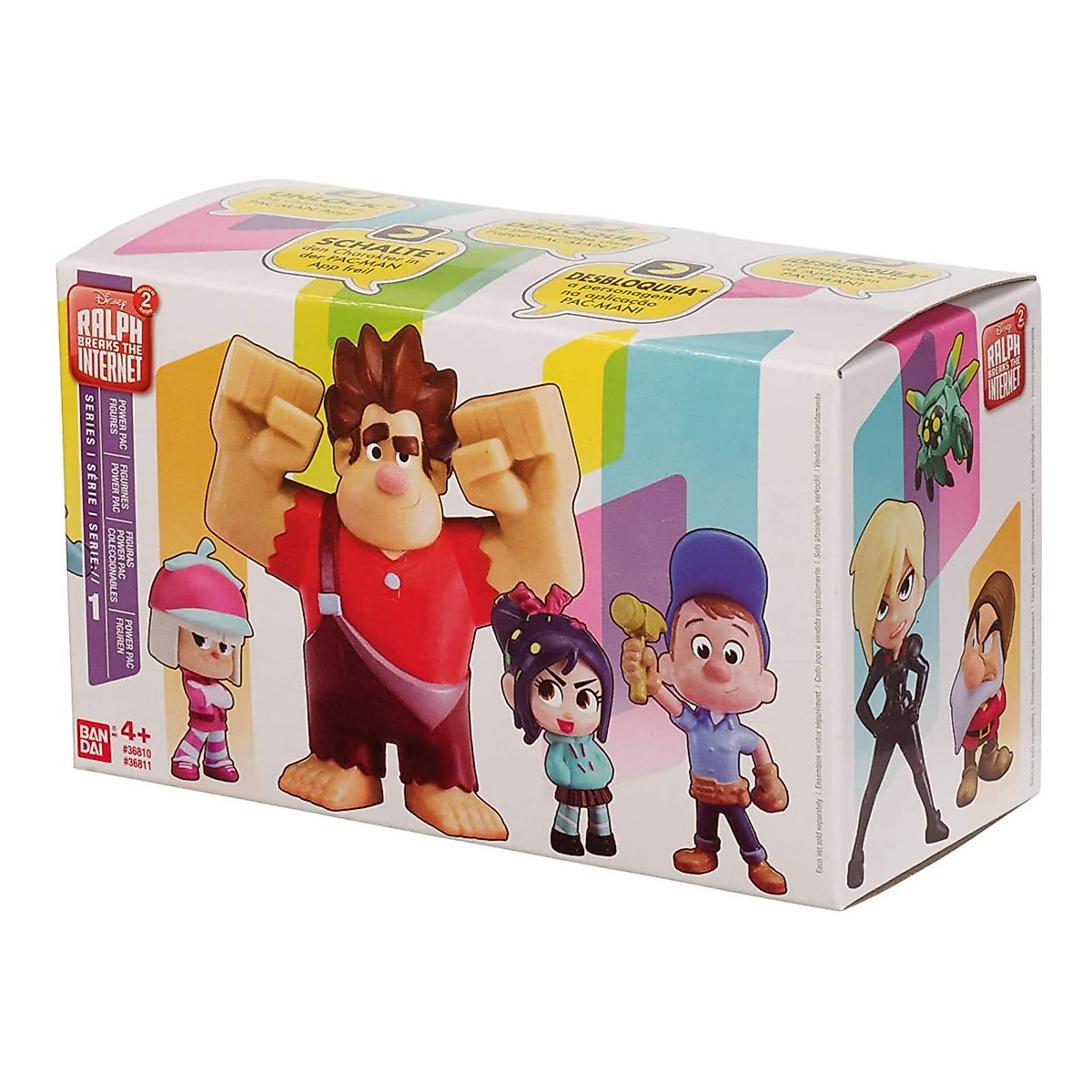 Wreck-It Ralph Disney Ralph Breaks The Internet Power Pac Series 1 3" Blind Box 2-Pack - Set of 6