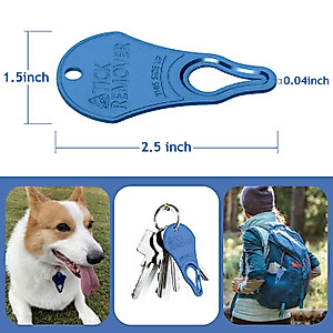 JOTOVO Tick Remover Tool Portable, Tick Removal for Pet and Humans, Safe and Reliable, Pain-Free, Essential Tools for Outdoor Activities- 3 pcs