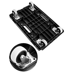 QWORK Furniture Moving Dolly with Wheels, 2 Pack Moving Rollers Leg Dollies, Portable Furniture Movers, 440 Lbs Capacity Small Flat Dolly