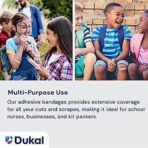 American White Cross Adhesive Bandages, Sheer Strips, 3/4" x 3" | Bulk Case of 1500 | Sterile, Breathable and Multi-Purpose for School Nurses, Businesses, and First Aid Kits