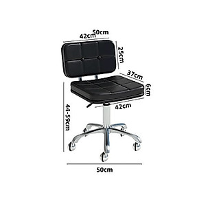XDASH Office Chair Armless Rotary Pulley Stool Barber Queen Work Stool Nail Salon backrest Chair